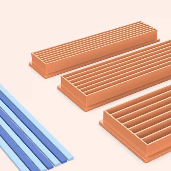 3D Stripe Cutter Set, 3-5-7 mm, Cake - Clay - Pottery - Cookie 3D ...