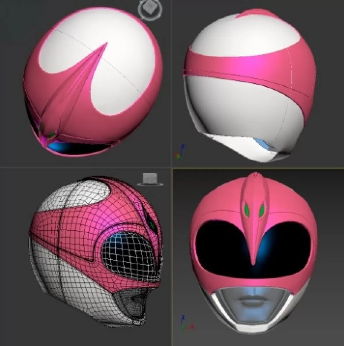 Power Rangers Samurai Pink Helmet